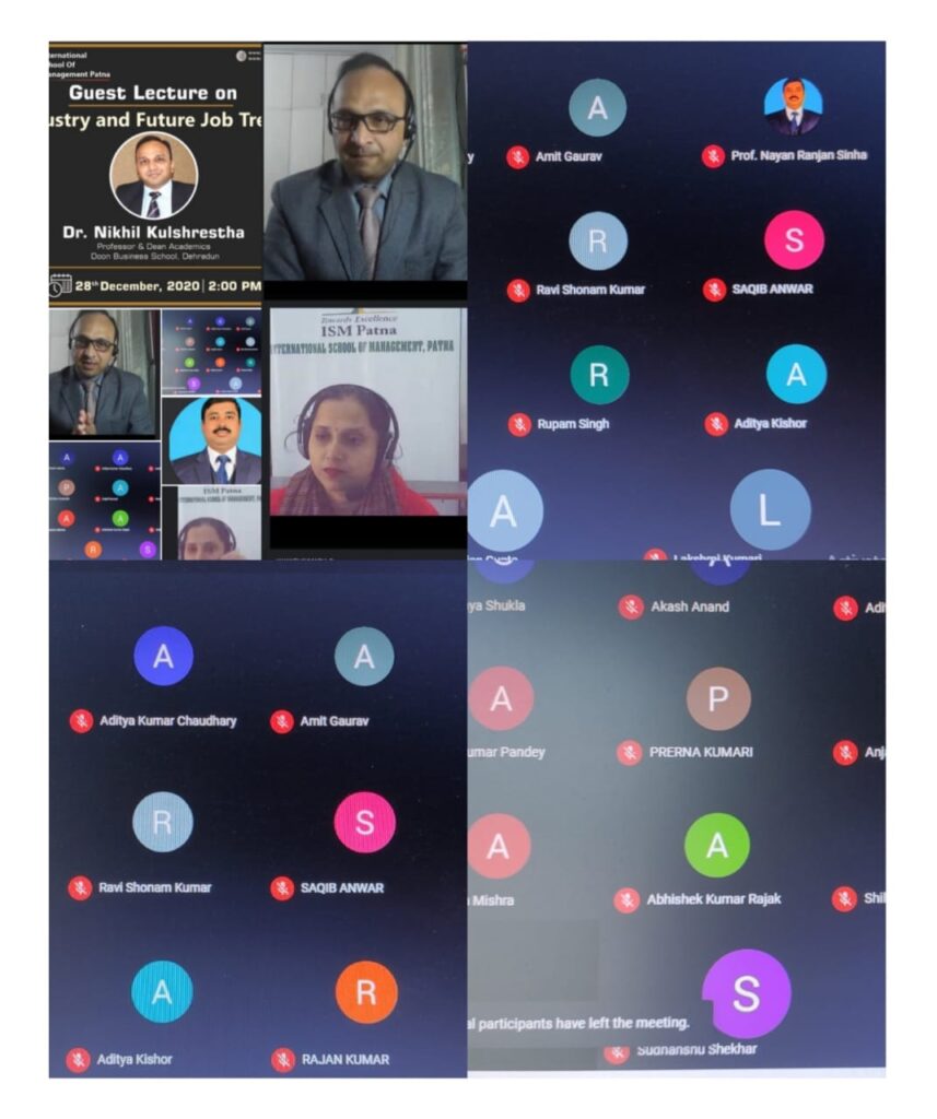 पटना में उद्योग और भविष्य की नौकरी के रुझान विषय पर व्याख्यान का आयोजन ...